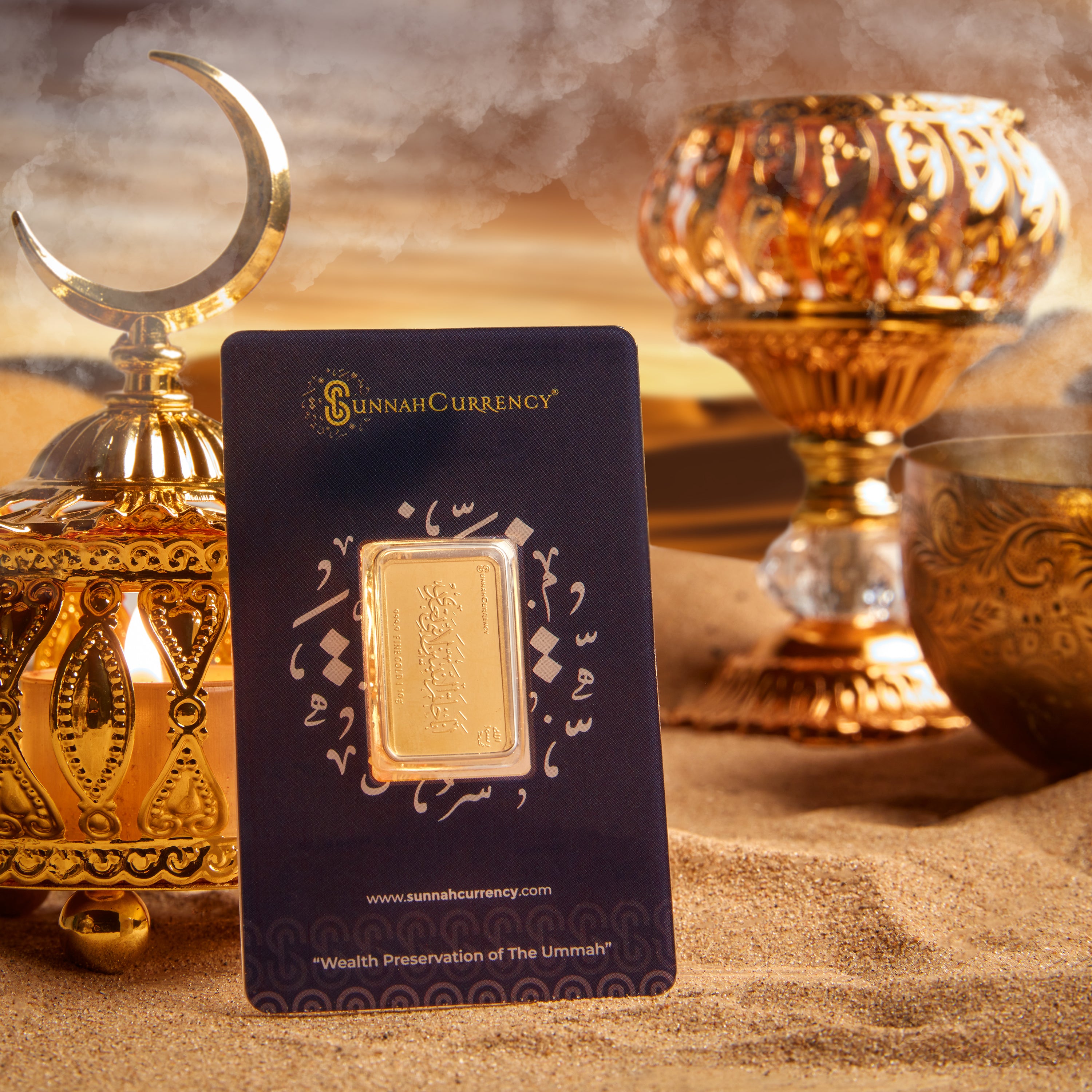 Shop 10g Gold Bar - Buy Islamic Investment Gold Bars – Sunnah Currency